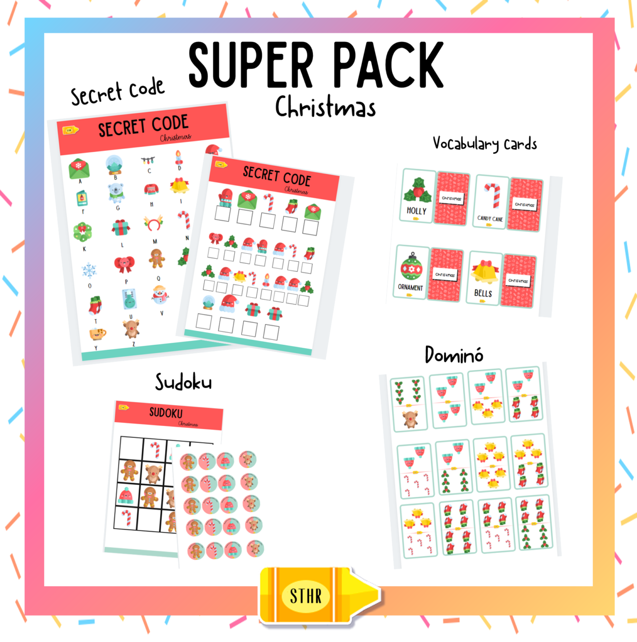 Pack Christmas | Mundoextraescolares - Material educativo