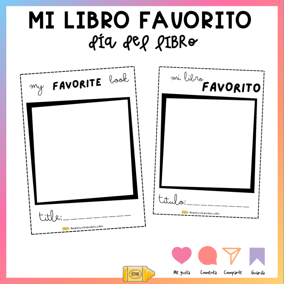 Mi libro favorito | Mundoextraescolares - Material educativo