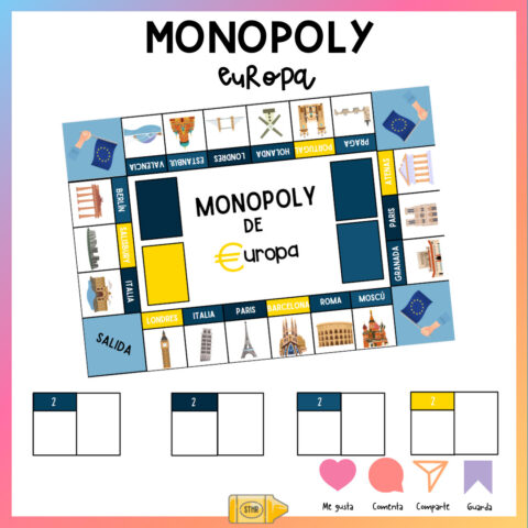 Monopoly – Europa | Mundoextraescolares - Material educativo