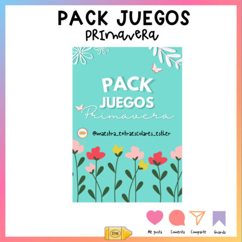 Pack de juegos primavera | Mundoextraescolares - Material educativo