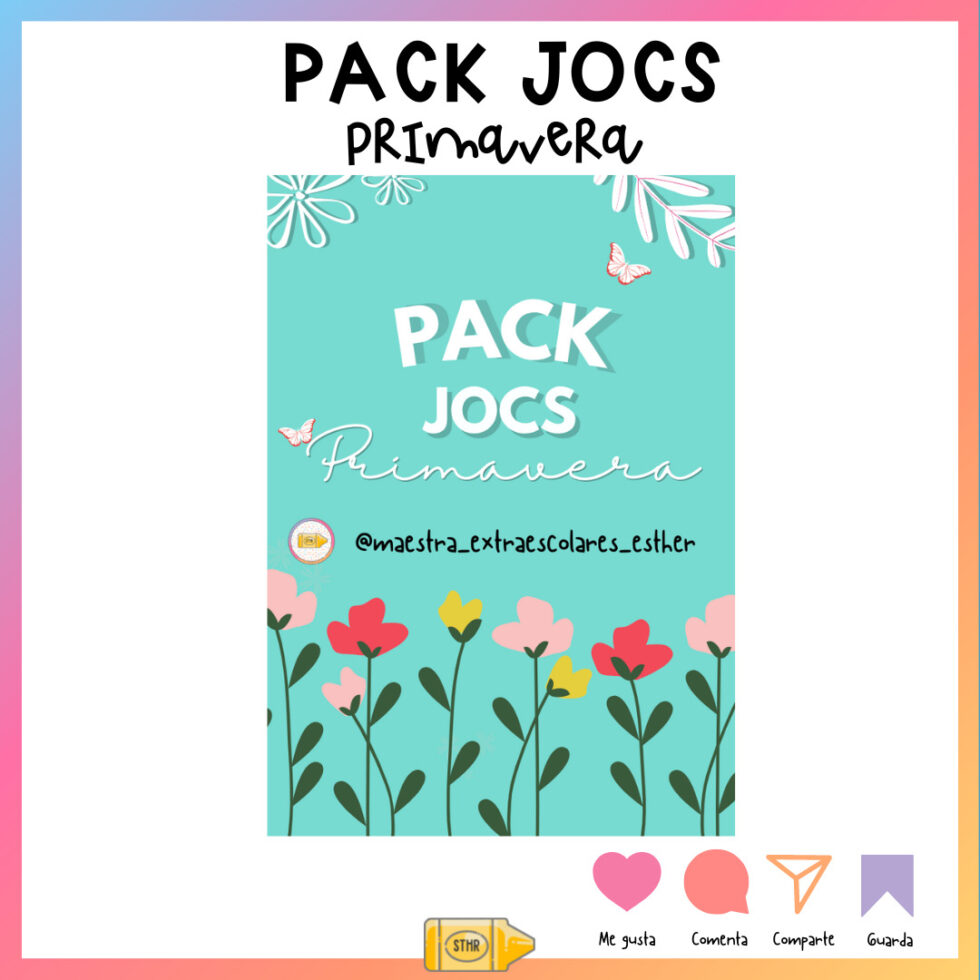 Pack jocs Primavera | Mundoextraescolares - Material educativo