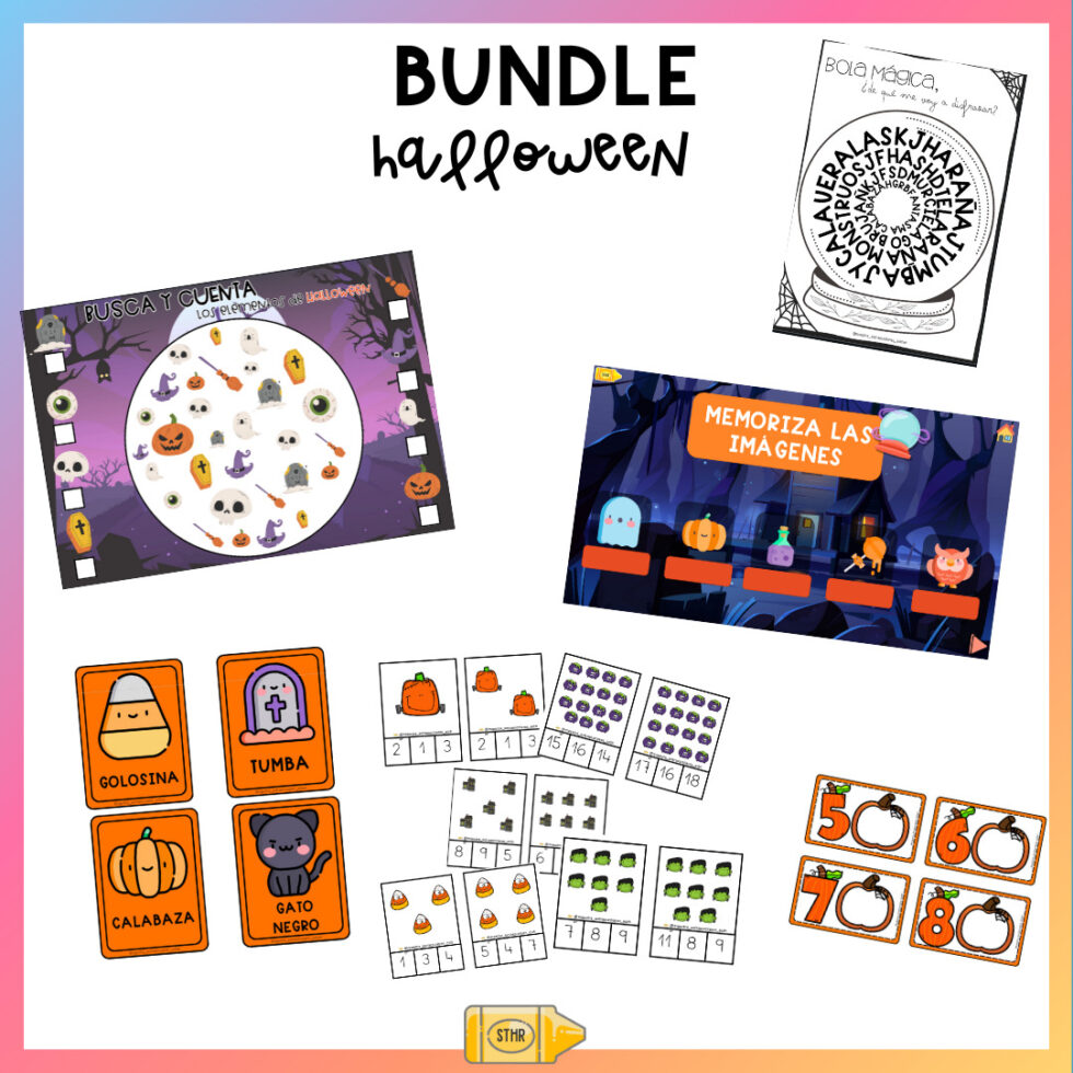 Bundle Halloween – Recurso educativo imprimible - Mundoextraescolares