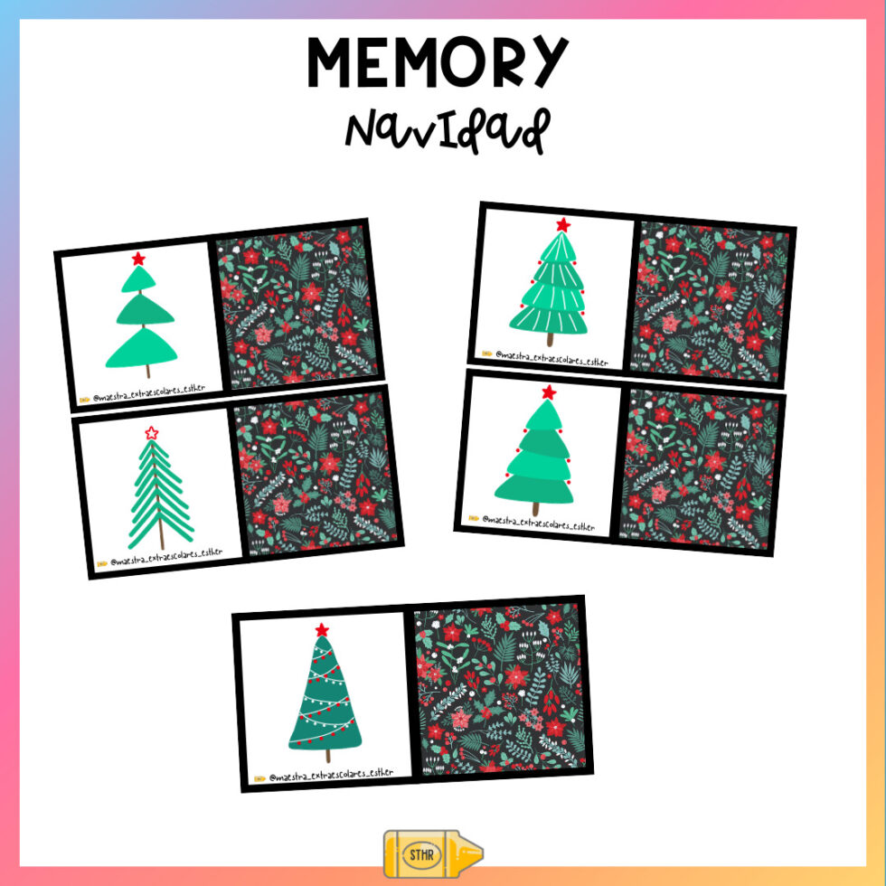Memory – Navidad | Mundoextraescolares - Material educativo