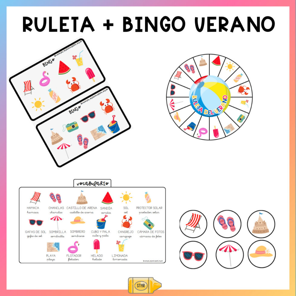 Ruleta + bingo verano | Mundoextraescolares